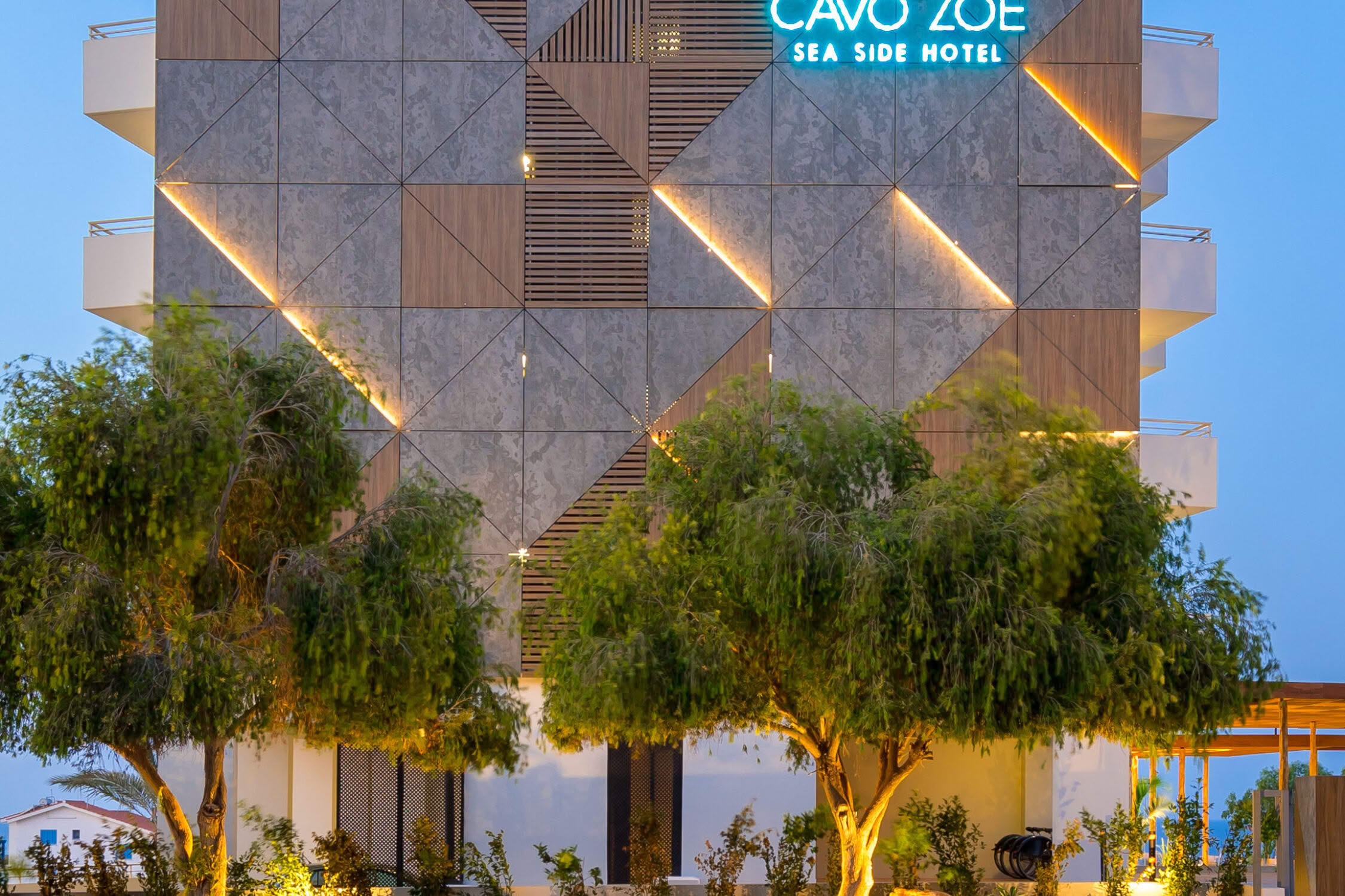 Natural looking 3D-facade for hotel complex | SVK